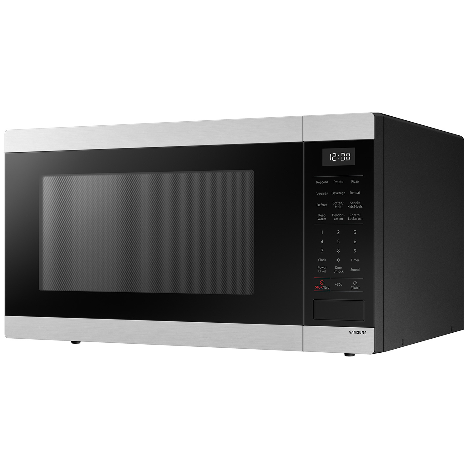 Samsung 24 in. 1.9 cu. ft. 900W Countertop Microwave with Sensor ...