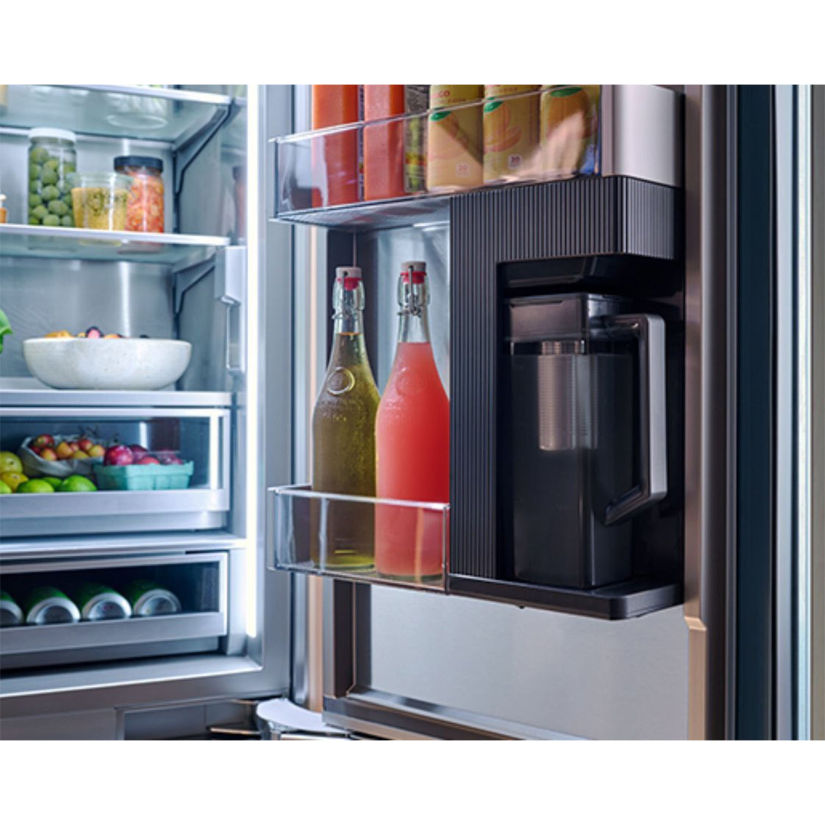 Dacor 48 in. 27.7 cu. ft. Built-In Smart Counter Depth 4-Door French ...