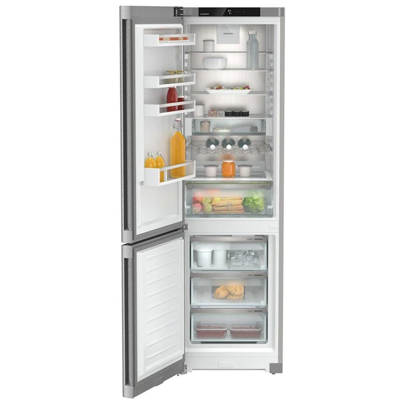 Liebherr 24 in. 12.8 cu. ft. Left-Hinged Counter Depth Bottom Freezer ...