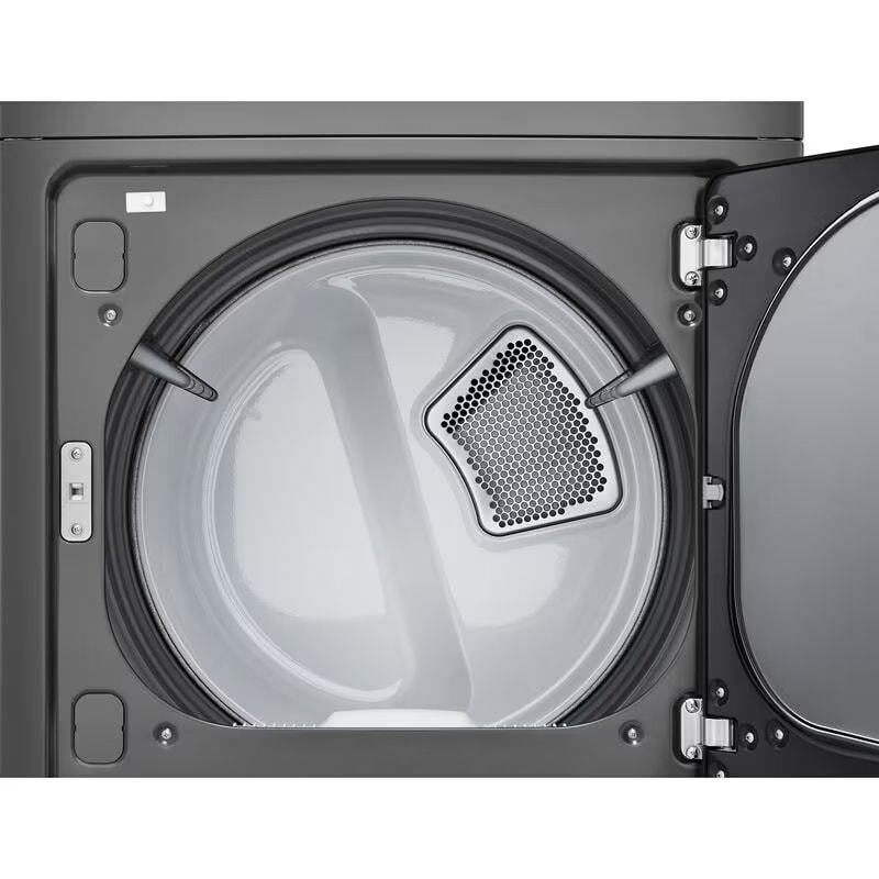 LG 27 in. 7.3 cu. ft. Electric Dryer with FlowSense Duct Clogging ...