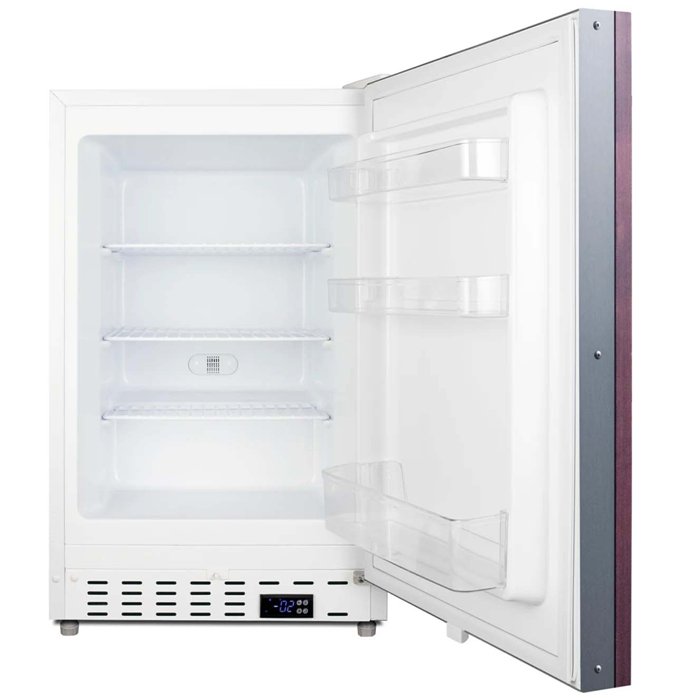 Summit 21 in. 2.7 cu. ft. Built-in Compact Upright Freezer with ...