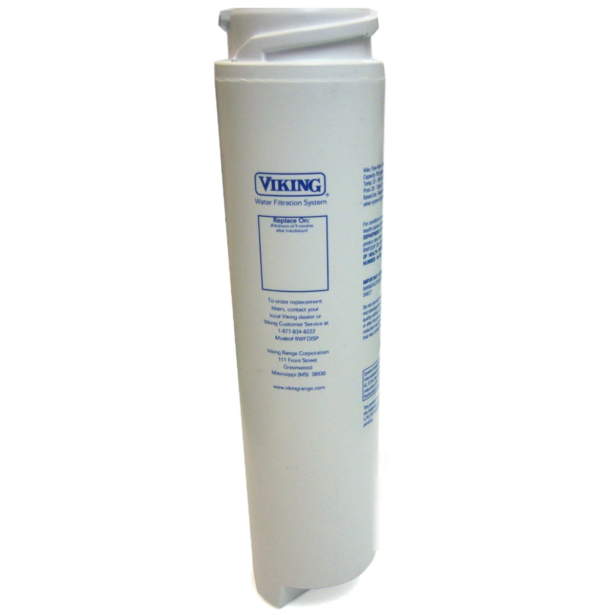 Viking Replacement Water Filter for Refrigerators - RWFDISP | P.C ...