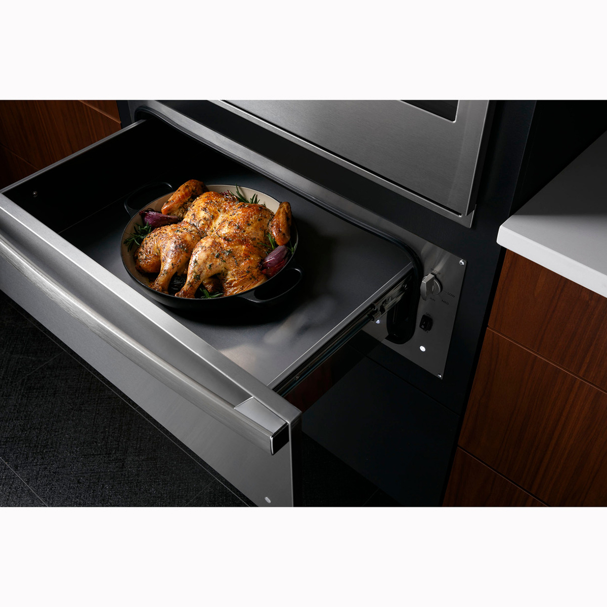 GE Profile 30 in. 1.9 cu. ft. Warming Drawer with Humidity Control ...