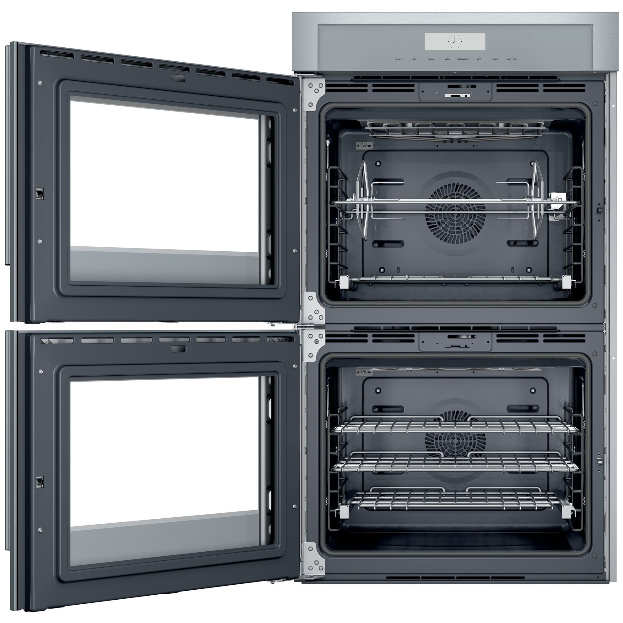 Thermador Masterpiece Series 30 in. 9 cu. ft. Smart Top Control Electric Double Wall Oven with ...