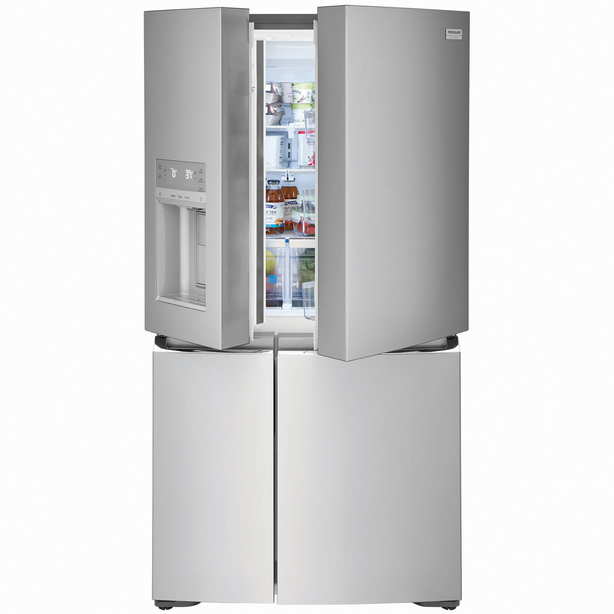 Frigidaire Gallery 36 in. 21.5 cu. ft. Counter Depth 4-Door French Door ...