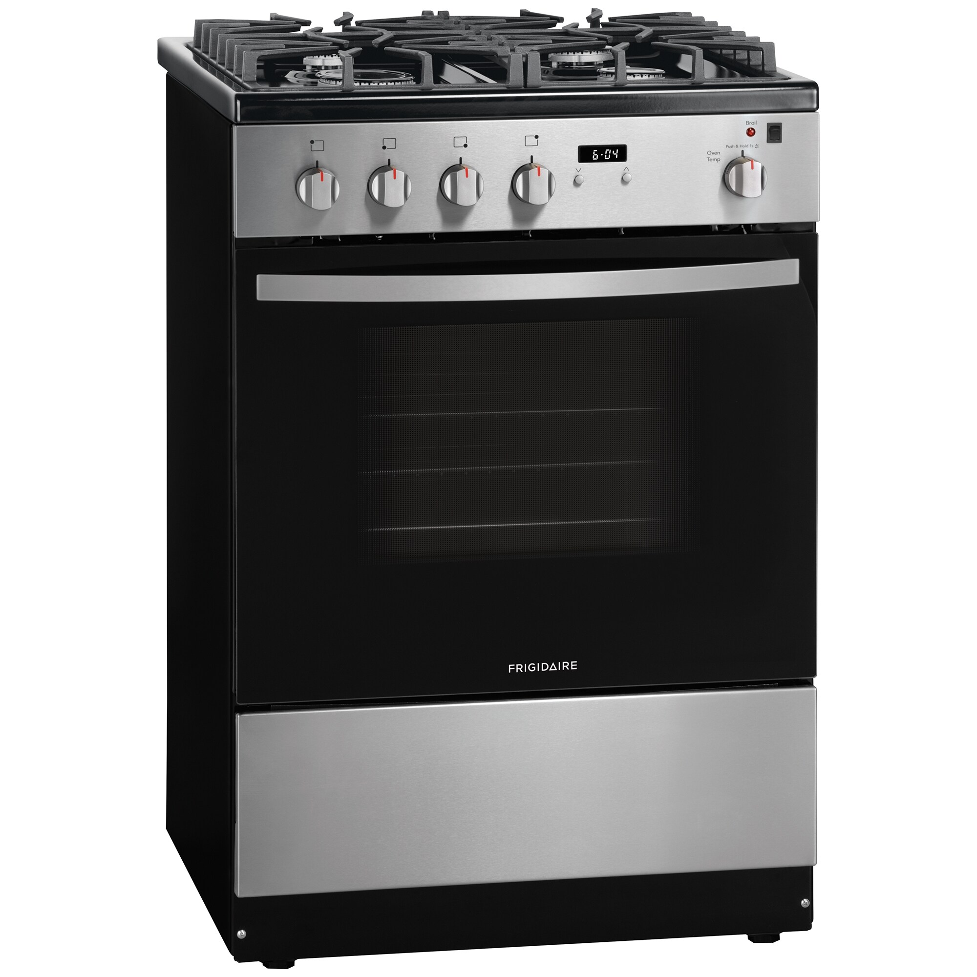 Frigidaire 24 in. 1.9 cu. ft. Gas Range with 4 Sealed Burners ...