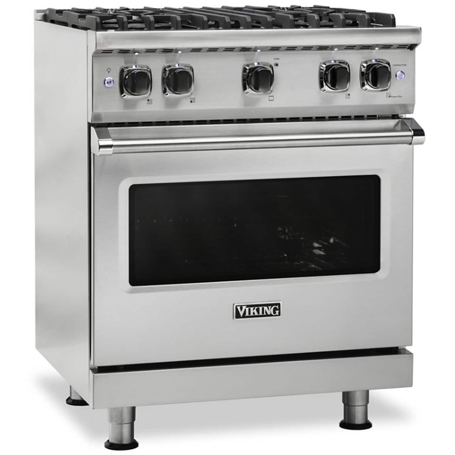 Viking 5 Series 30 in. 4 cu. ft. Standard Convection Gas Range with 4 ...