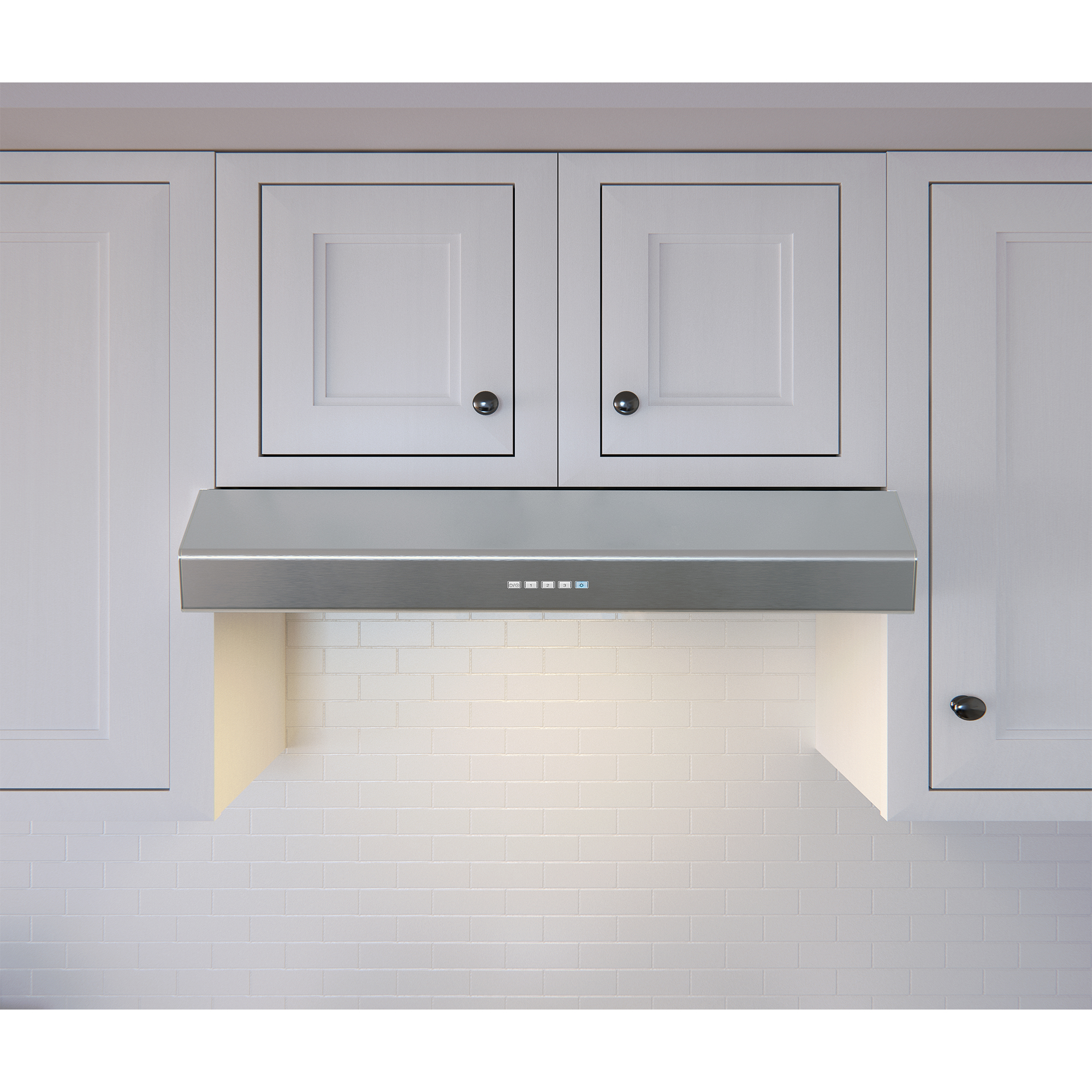 Zephyr Breeze II 36 in. Convertible Standard Style Range Hood with 400 ...