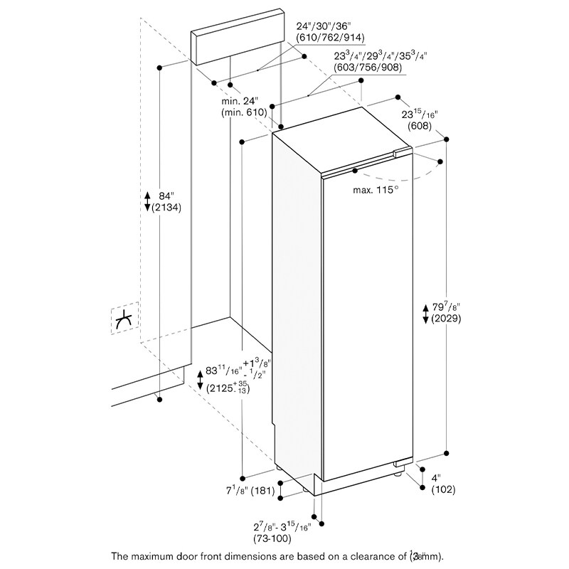 Gaggenau Vario 400 Series 24 in. 13 cu.ft. Built-In Smart Counter Depth ...