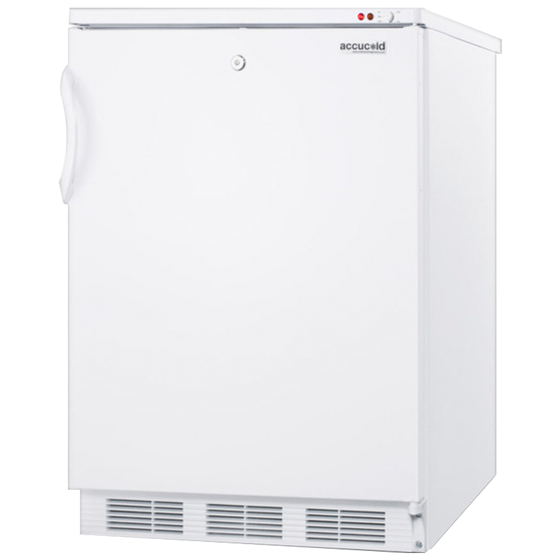 Summit Accucold 24 in. 3.5 cu. ft. Triple-Drawers Compact Upright ...