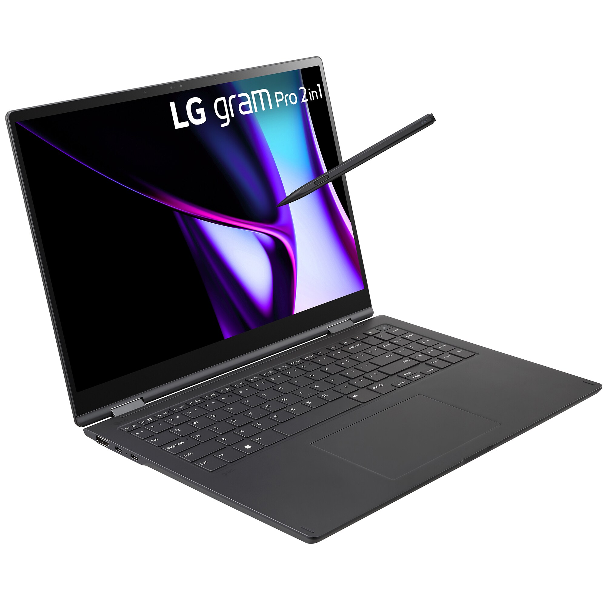 LG gram Pro 16 in. 2-in-1 Touchscreen Notebook with AI-Enabled, Intel ...