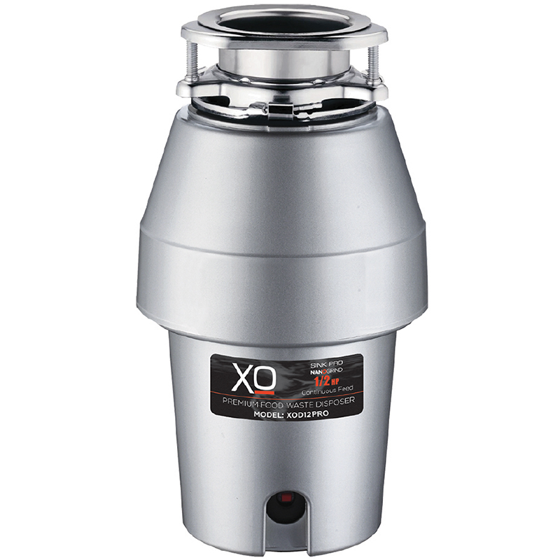 XO 1/2 HP Continuous Feed Waste Disposer with 2500 RPM, Anti-Jam ...