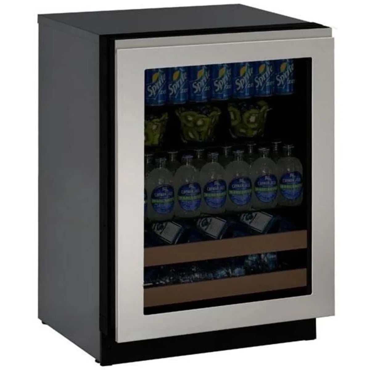 U-Line 24 in. Handless Panel Frame for Refrigerator - Stainless Steel ...