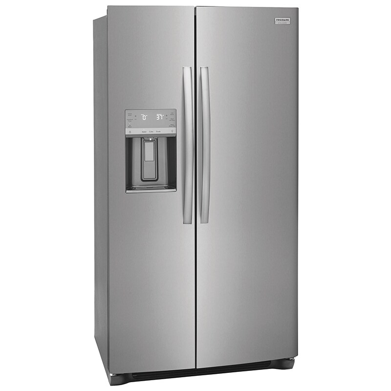 Frigidaire Gallery 36 in. 25.6 cu. ft. Side by Side Refrigerator with ...