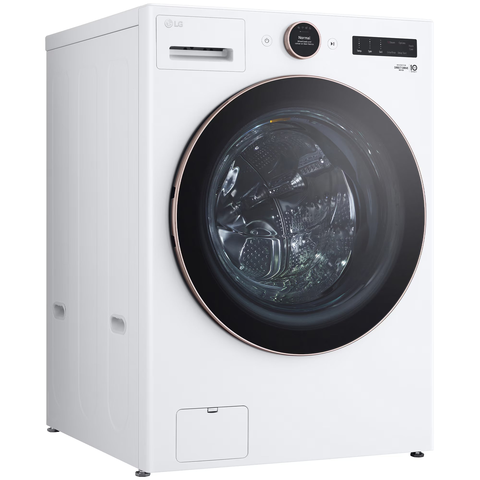 LG 27 in. 5.0 cu. ft. Smart Stackable Front Load Washer with AI DD ...