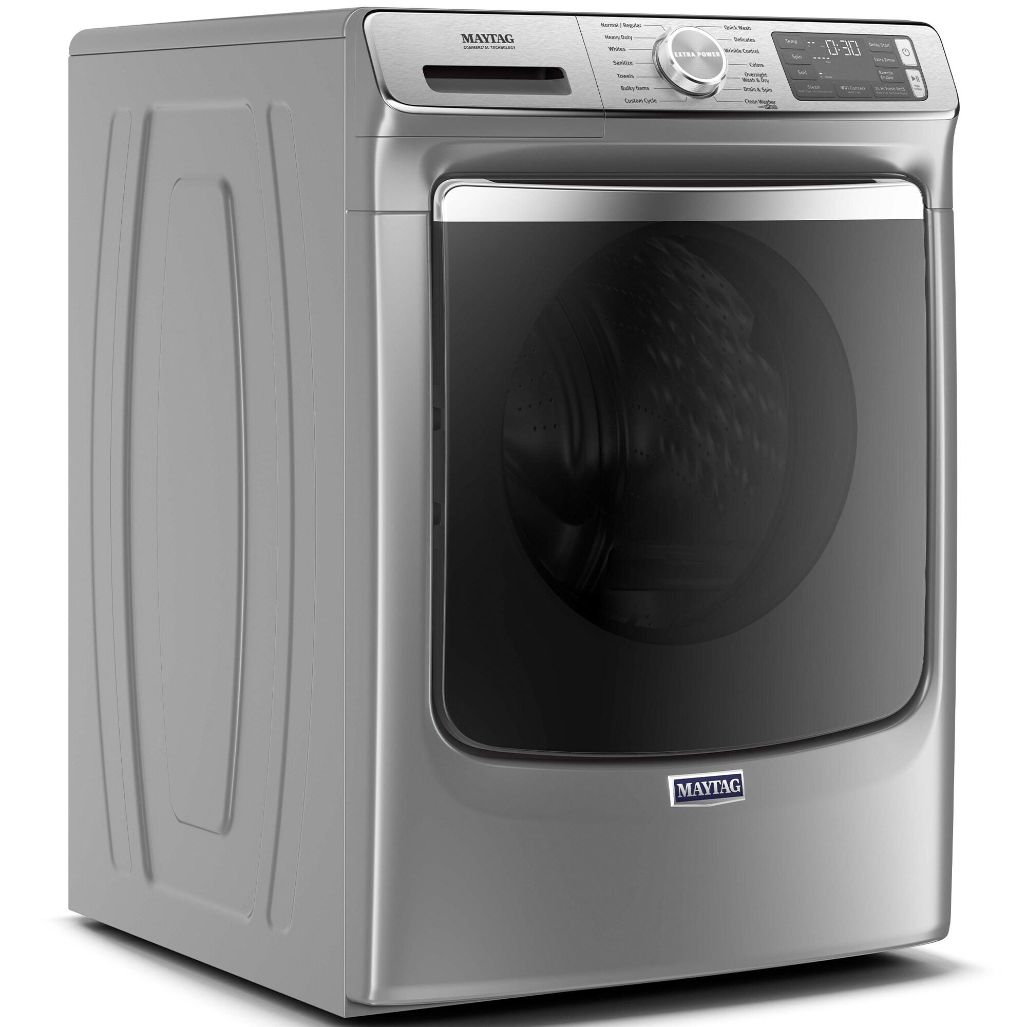 Maytag 27 in. 5.0 cu. ft. Smart Stackable Front Load Washer with Extra ...
