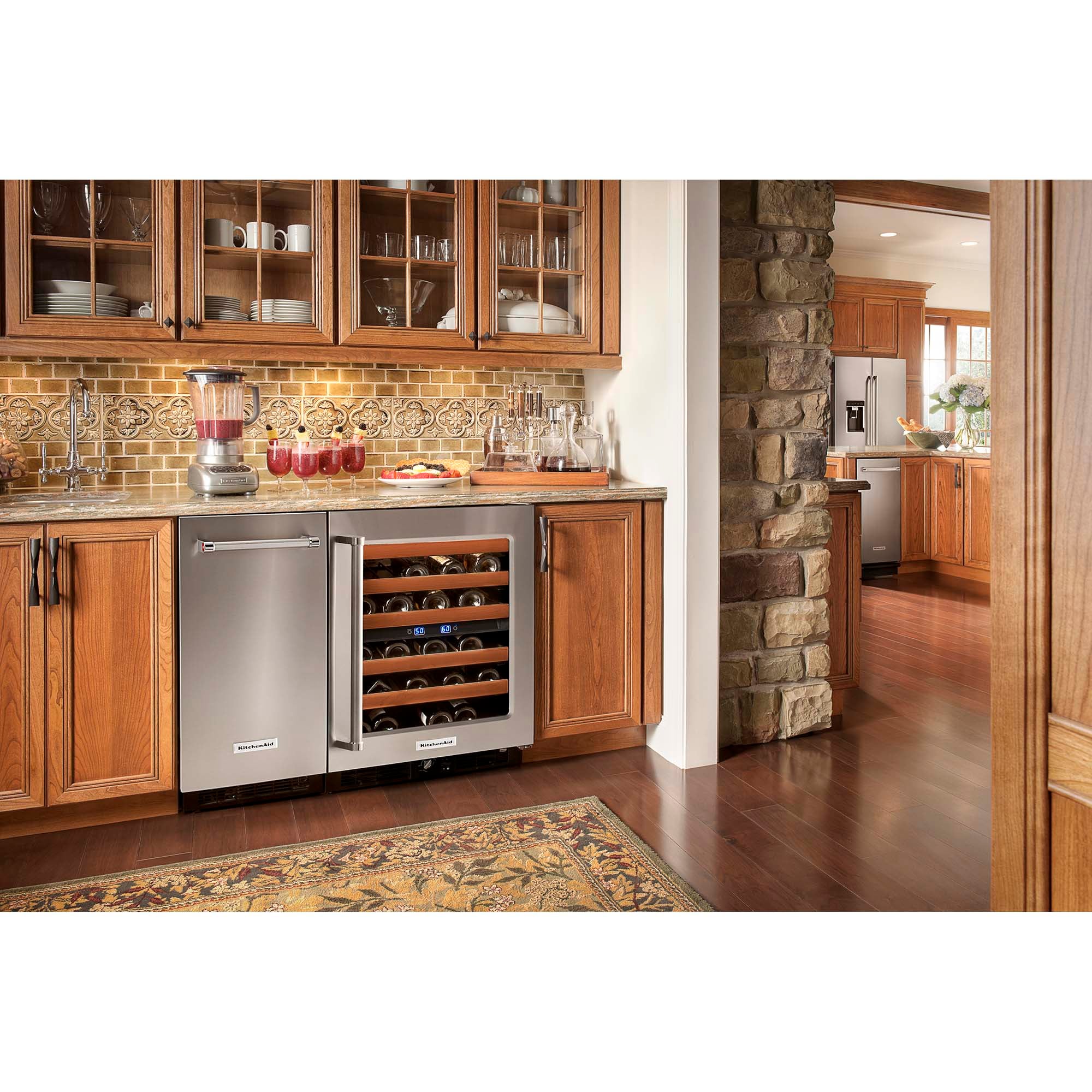 KitchenAid 15 in. Built-In Ice Maker with 25 Lbs. Ice Storage Capacity ...