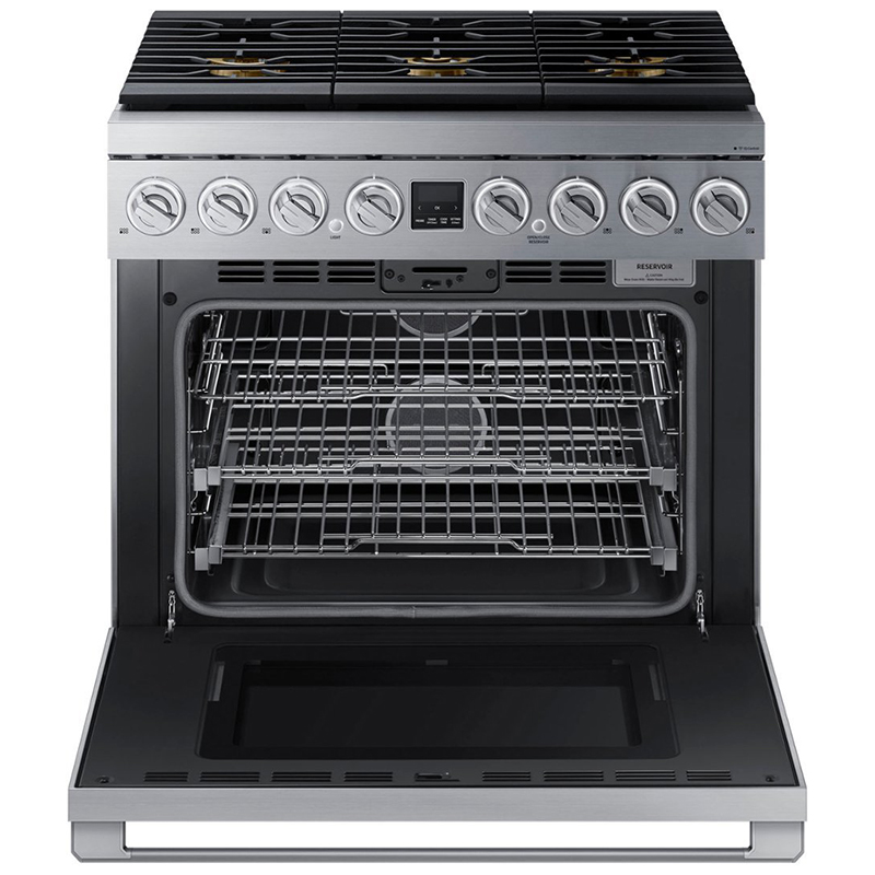 Dacor Transitional 36 in. 6.3 cu. ft. Smart Dual Convection Steam Dual ...