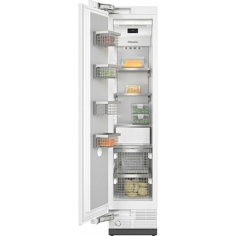 Miele 18" 8.6 Cu. Ft. Built-In Upright Smart Freezer with Ice Maker ...