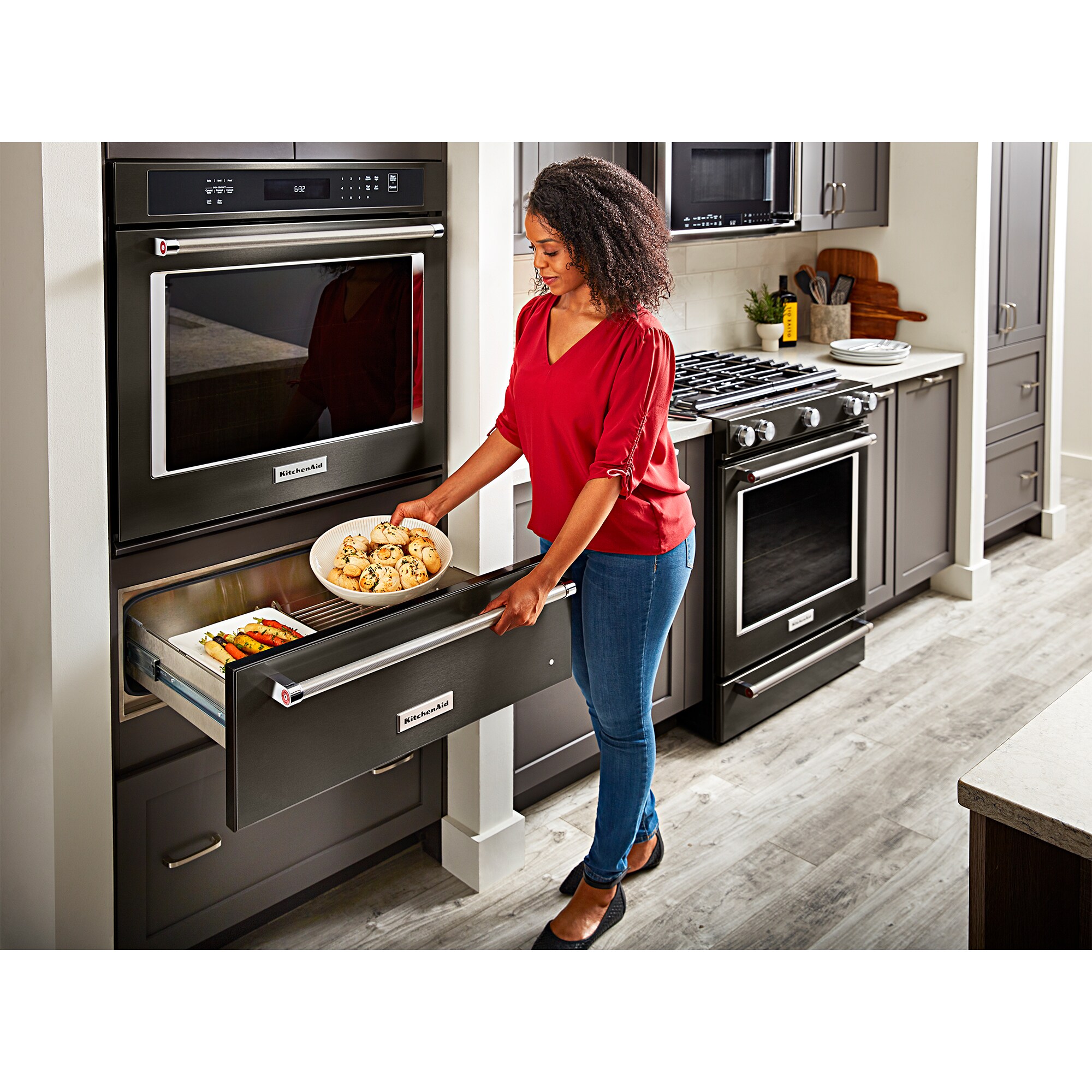 KitchenAid 30 in. 1.5 cu. ft. Warming Drawer with Humidity Control ...