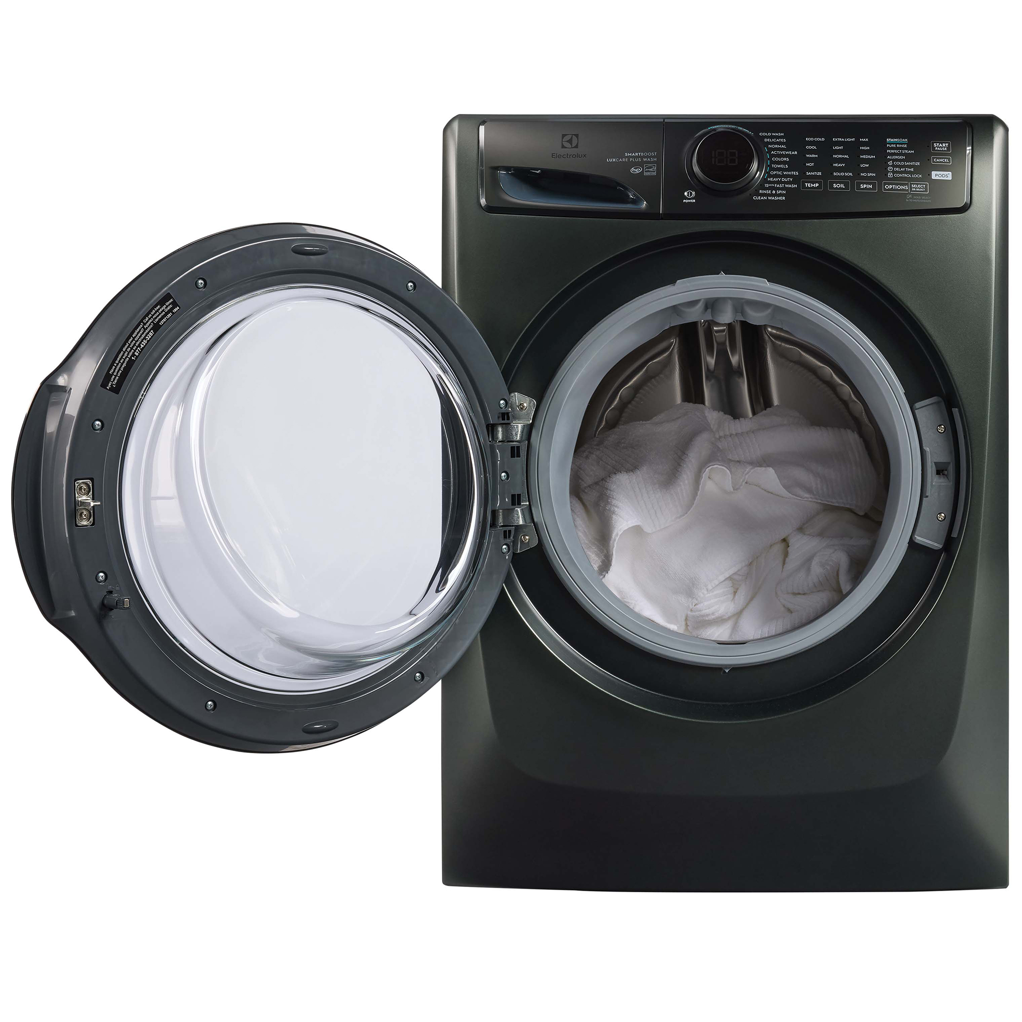 Electrolux 27 in. 4.5 cu. ft. Stackable Front Load Washer with LuxCare ...