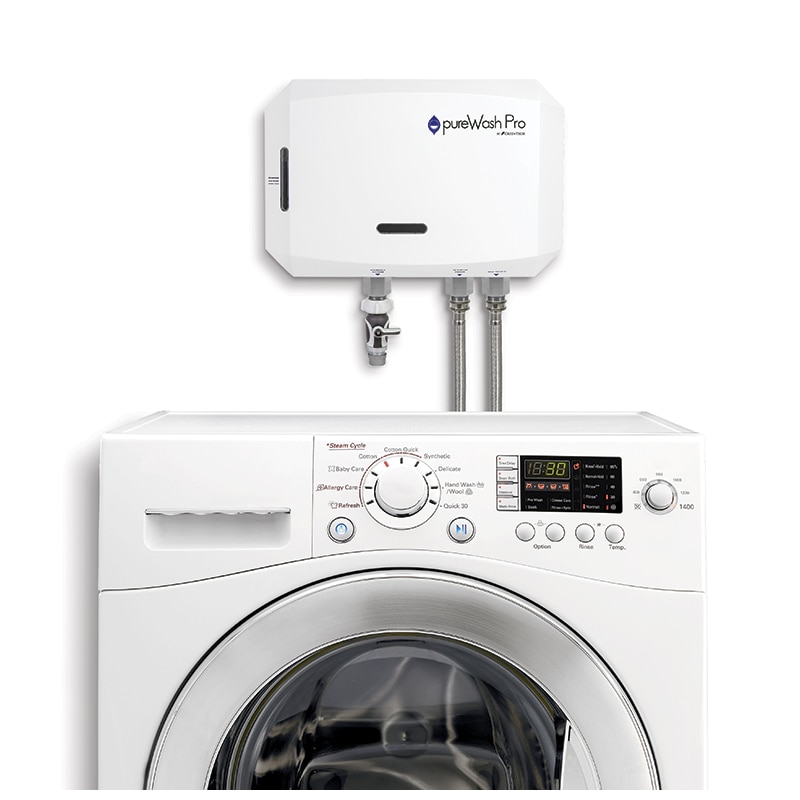 PureWash Pro X2 Sanitizing Detergent-Less Home Laundry System | P.C ...