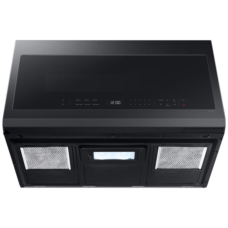 Samsung 30 in. 2.1 cu. ft. 1000W Smart Over-the-Range Microwave with ...