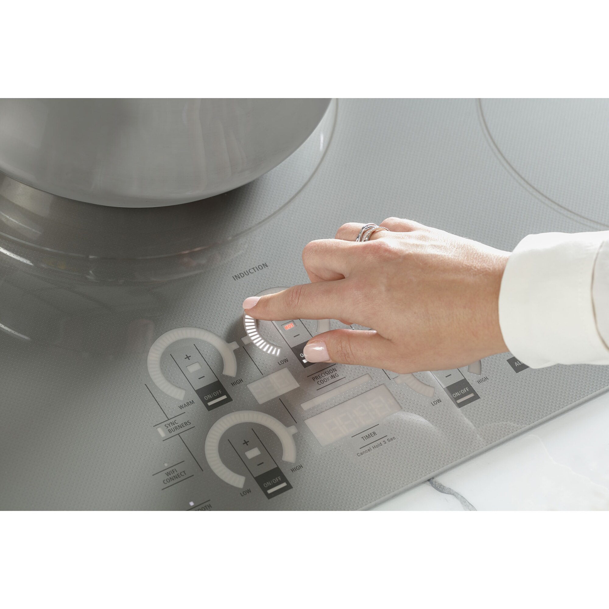 Monogram 30 in. 4-Burner Smart Induction Cooktop with Power Burner ...