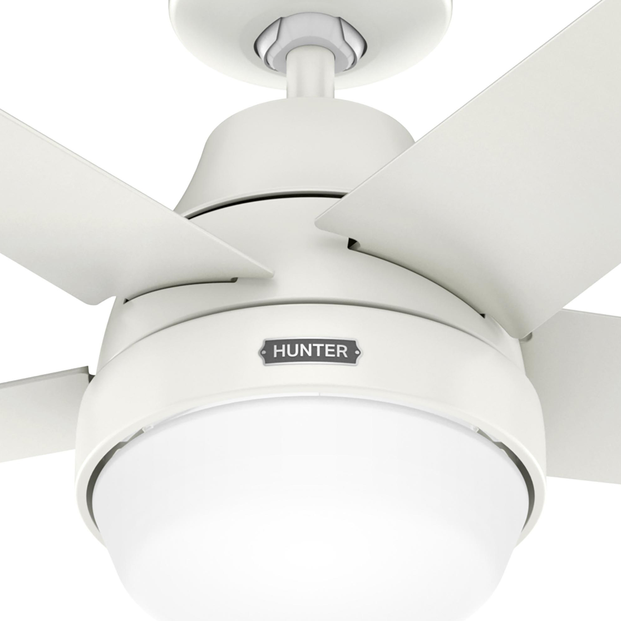 Hunter 60 inch Aerodyne Wi-Fi ENERGY STAR Ceiling Fan with LED Light ...
