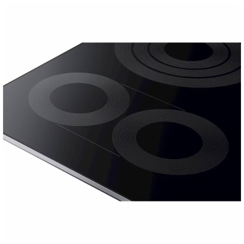 Samsung 36 in. 5-Burner Smart Electric Cooktop with Simmer Burner ...