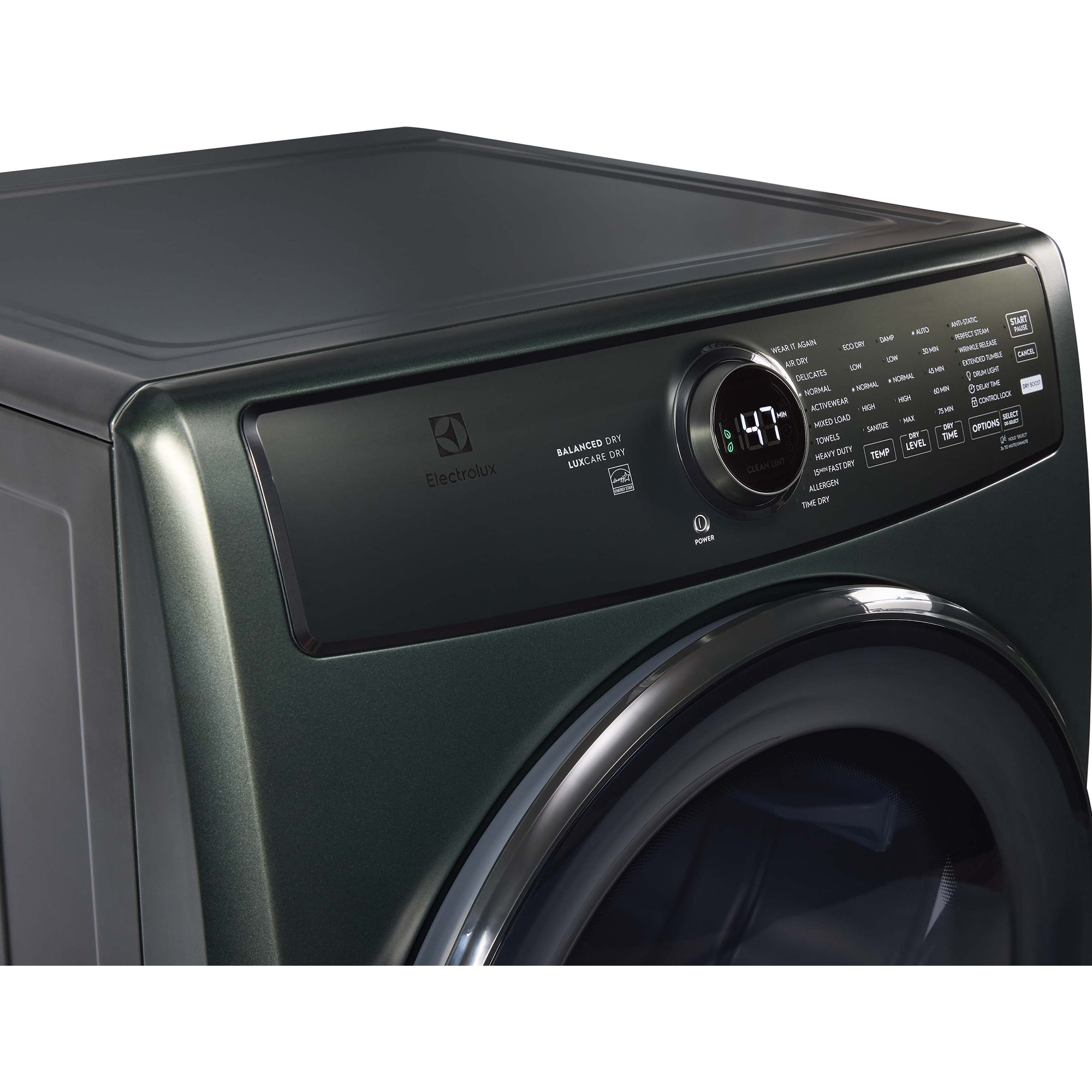 Electrolux 27 in. 8.0 cu. ft. Stackable Electric Dryer with LuxCare Dry ...