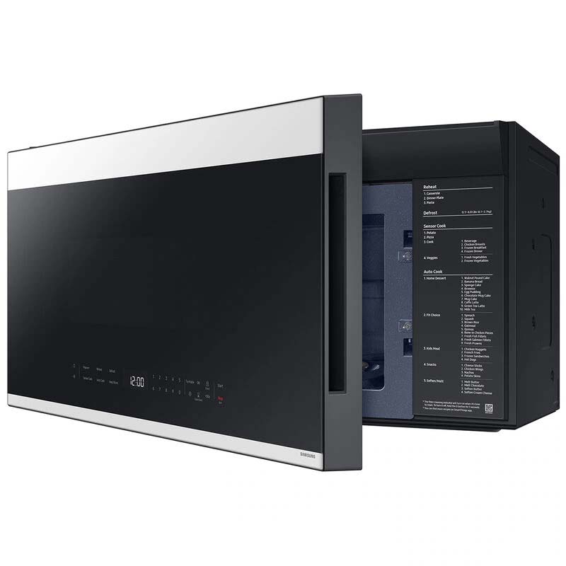 Samsung Bespoke 30 in. 2.1 cu. ft. 1000W Smart Over-the-Range Microwave ...