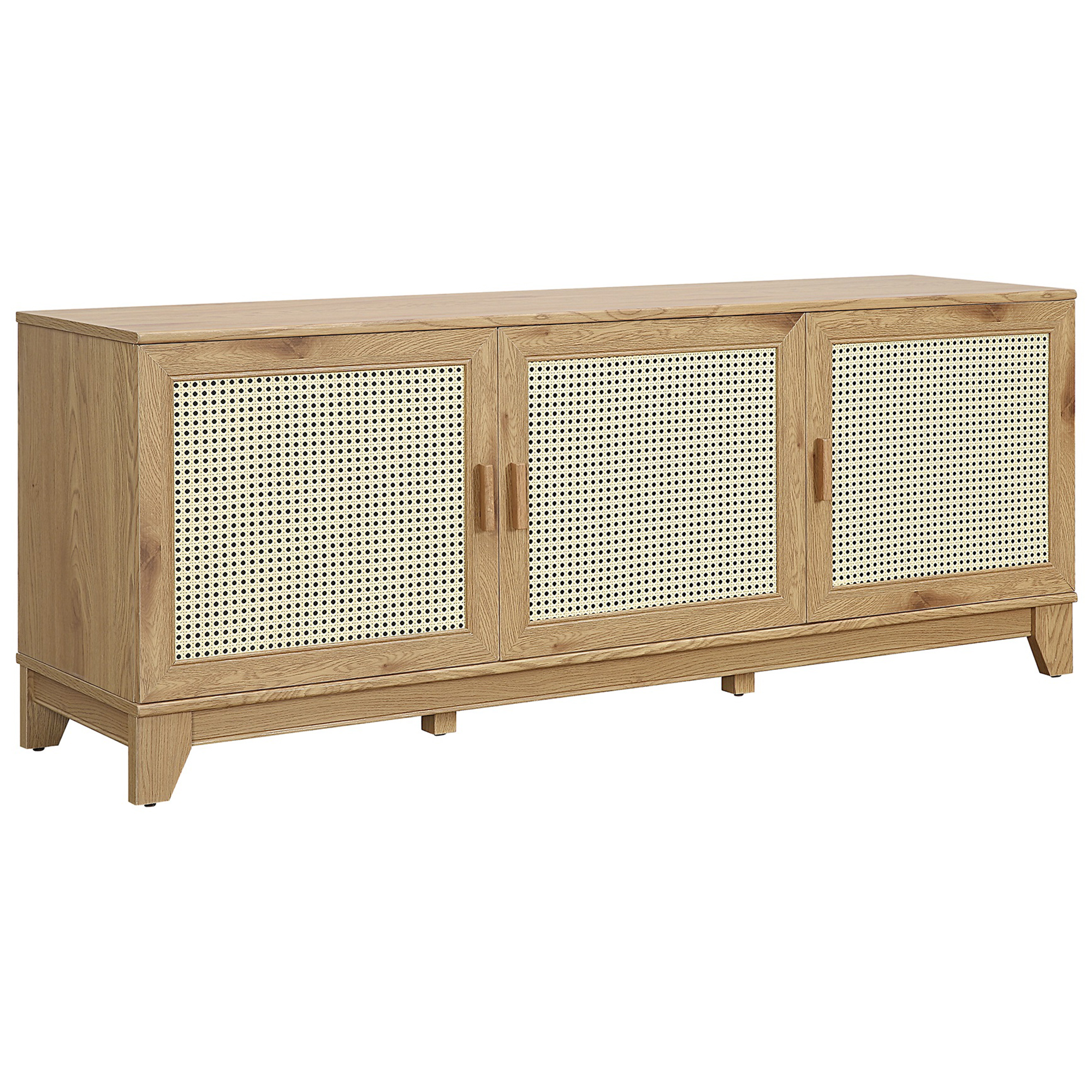 Manhattan Comfort Sheridan 62.99 inch Modern Cane TV Stand - Nature | P ...