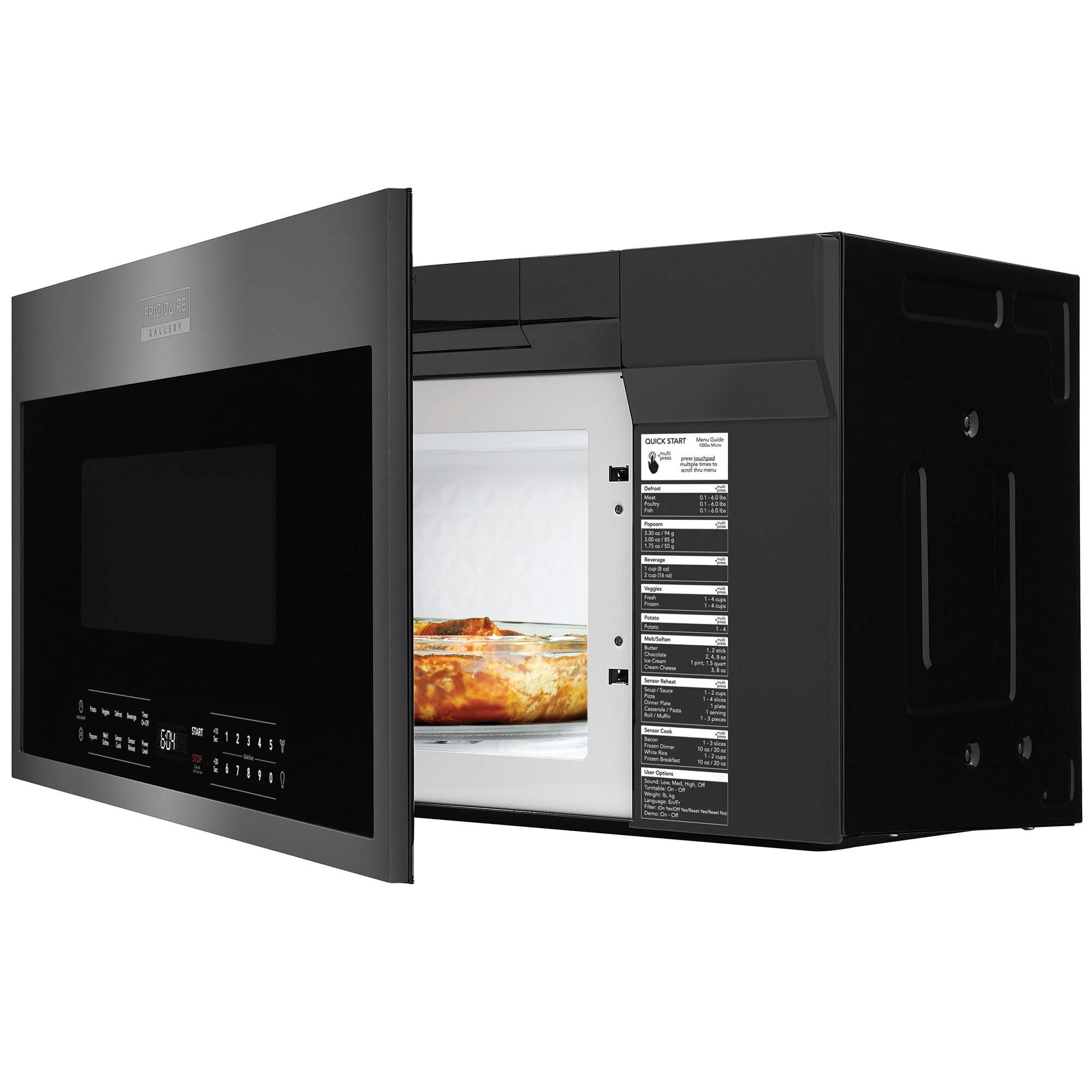 Frigidaire Gallery 30 in. 1.9 cu. ft. 1000W Over-the-Range Microwave with 400 CFM & Sensor ...
