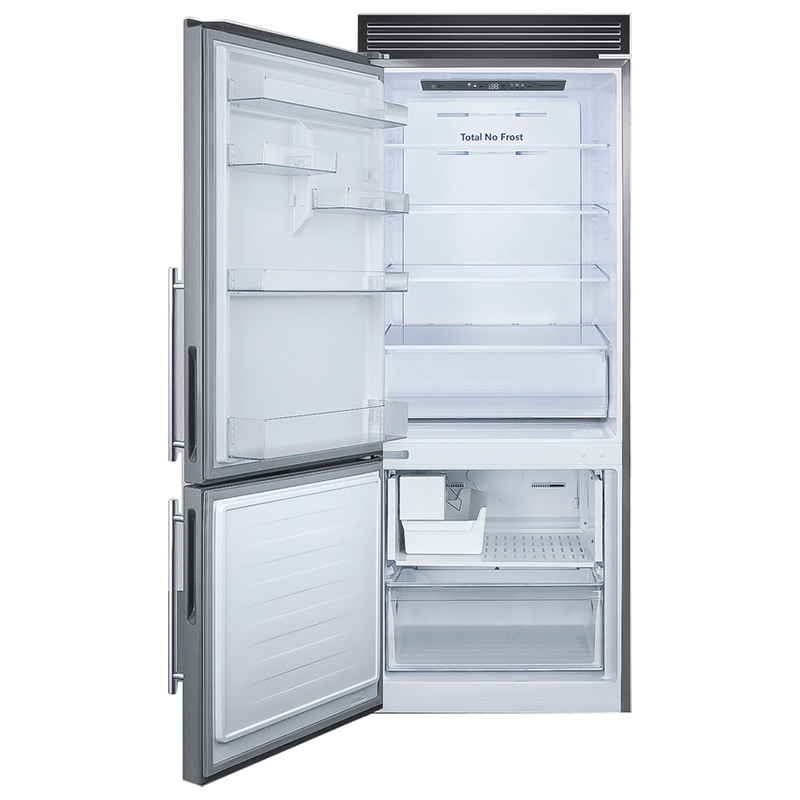 Summit 28 in. 14.6 cu. ft. Counter Depth Left-Hinged Bottom Freezer ...