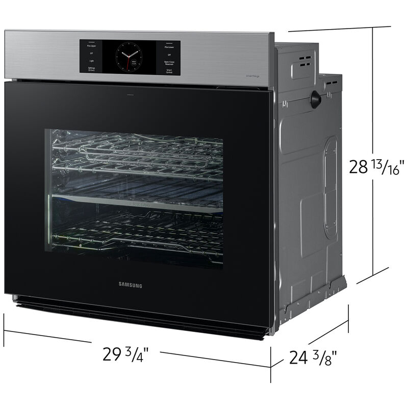 Samsung Bespoke 30 in. 5.1 cu. ft. Smart Steam Electric Single Wall ...