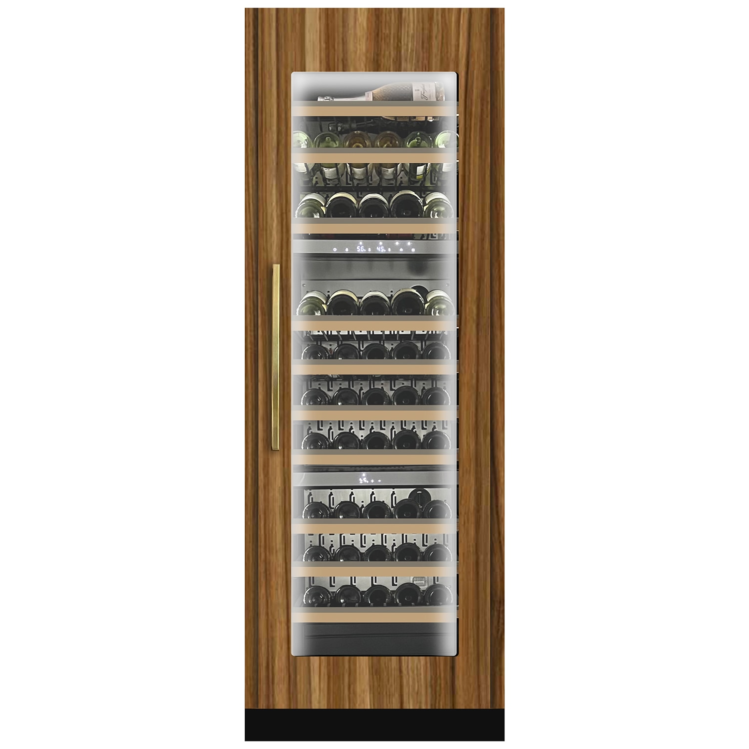 XO 22 in. Built-in Wine Cooler with Metal Racks, Multi-Temperature ...