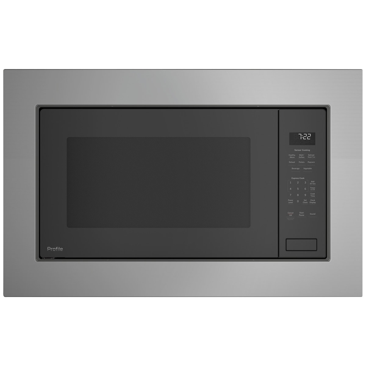 GE Built-In Trim Kit for Microwaves (Over the Range) - Stainless Steel ...