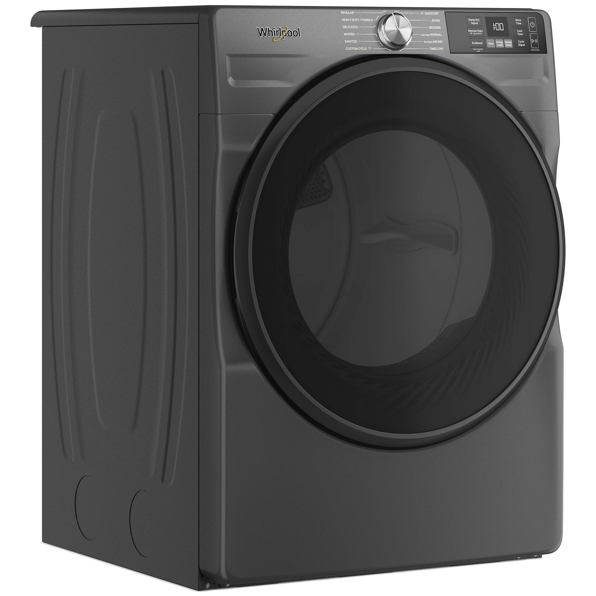 Whirlpool 27 in. 7.4 cu. ft. Smart Stackable Electric Dryer with Sensor ...