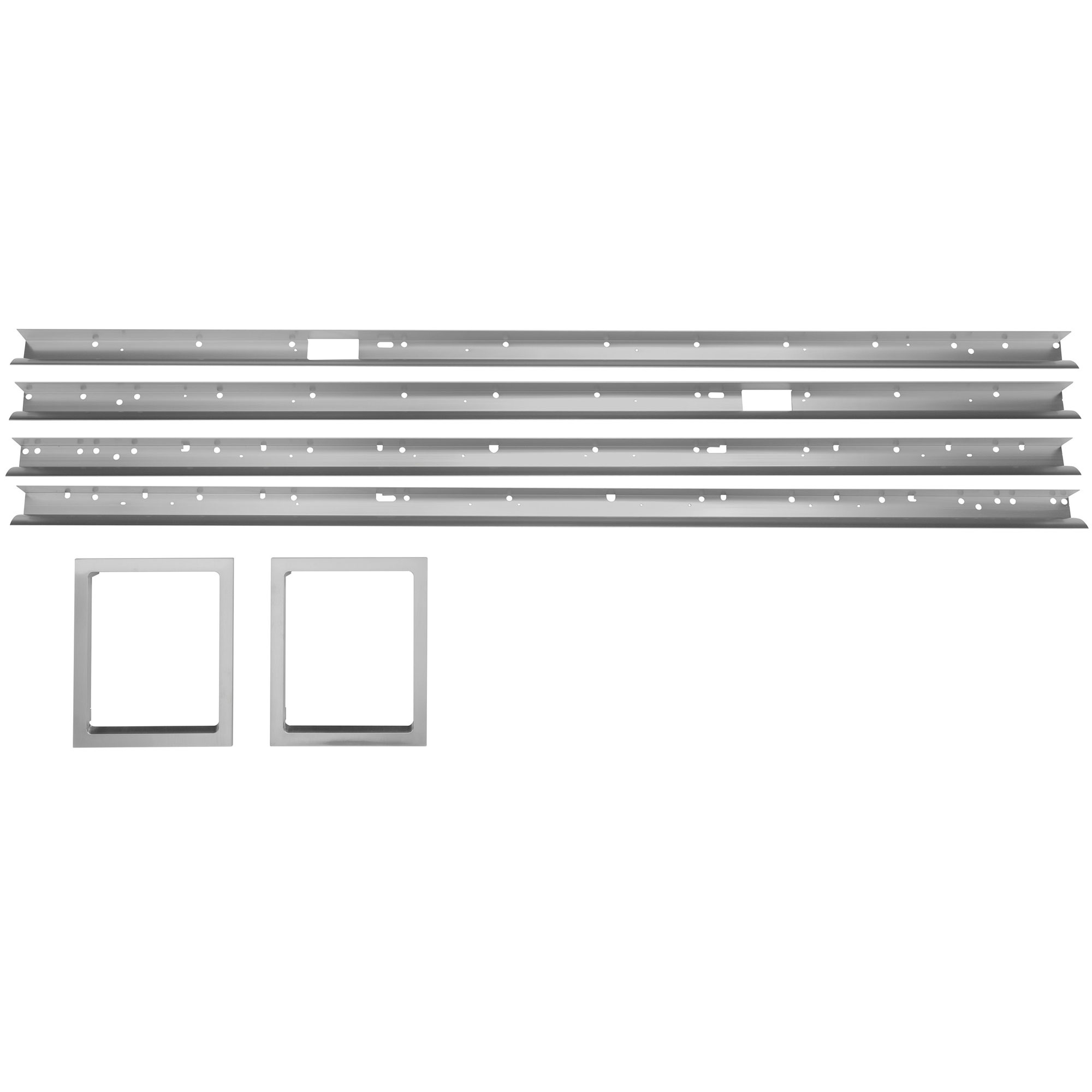 Monogram Flush Inset Kit for Refrigerators - Stainless Steel | P.C ...
