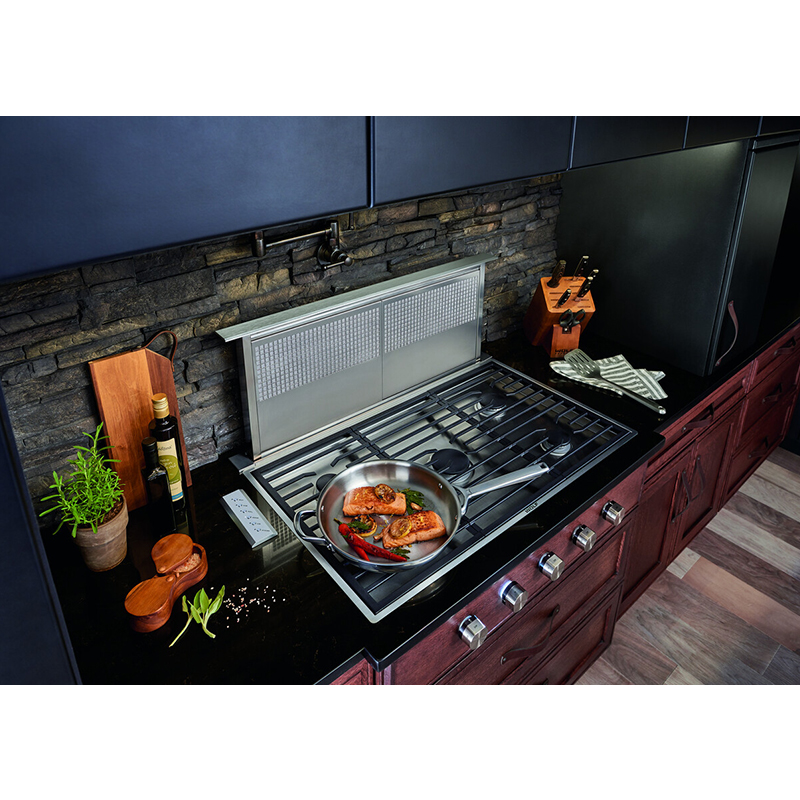 Wolf 36 in. Convertible Downdraft with 3 Fan Speeds - Stainless Steel ...