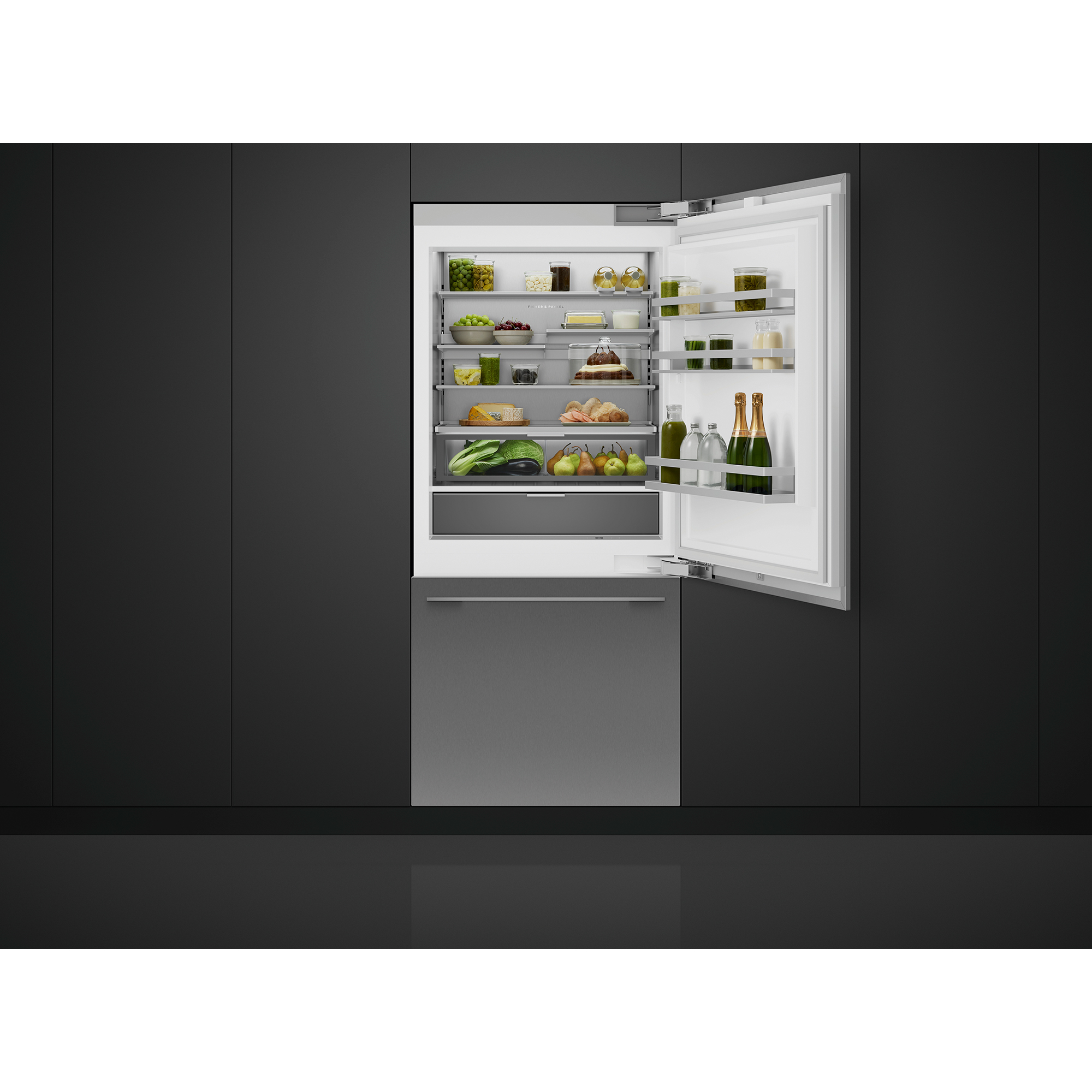 Fisher & Paykel Series 11 36 in. 19.6 cu. ft. Built-In Smart Counter ...