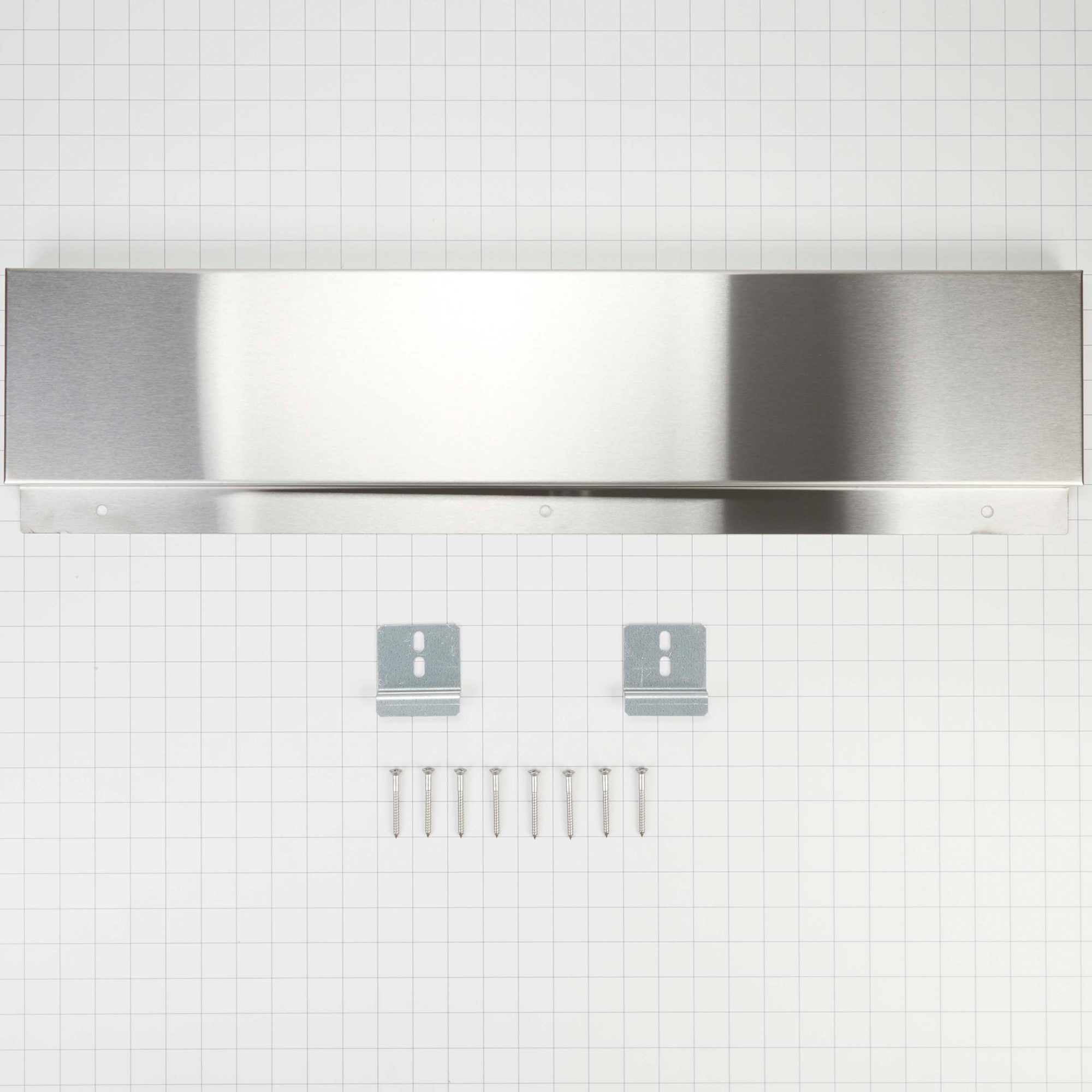 Whirlpool Backsplash for Ranges - Stainless Steel | P.C. Richard & Son