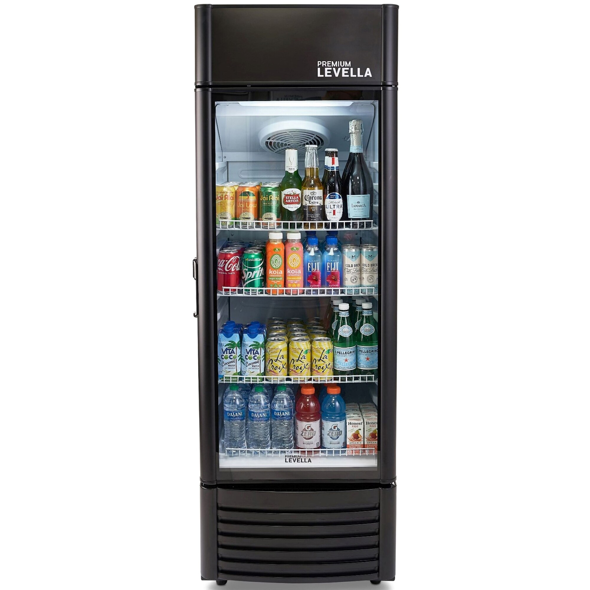 Premium Levella 23 in. 9.0 cu. ft. Beverage Center with Adjustable ...