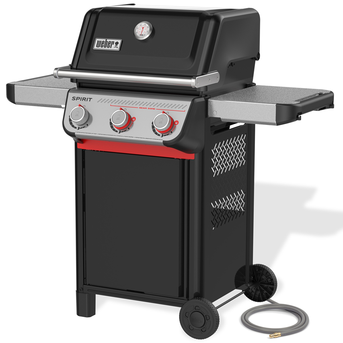 Weber Spirit E-325 3-Burner Natural Gas Grill with Snap Jet Ignition ...