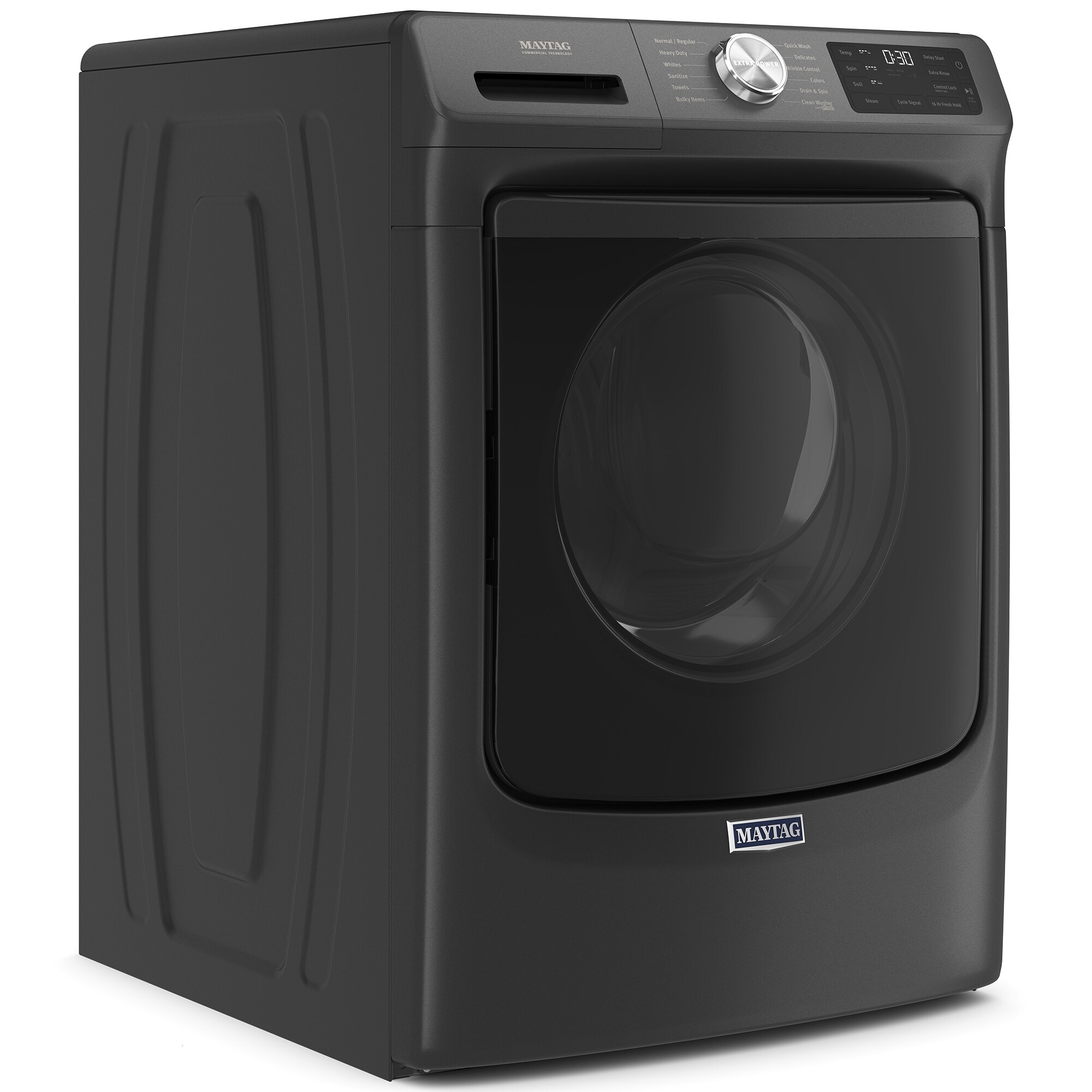 Maytag 27 in. 4.8 cu. ft. Stackable Front Load Washer with Extra Power ...