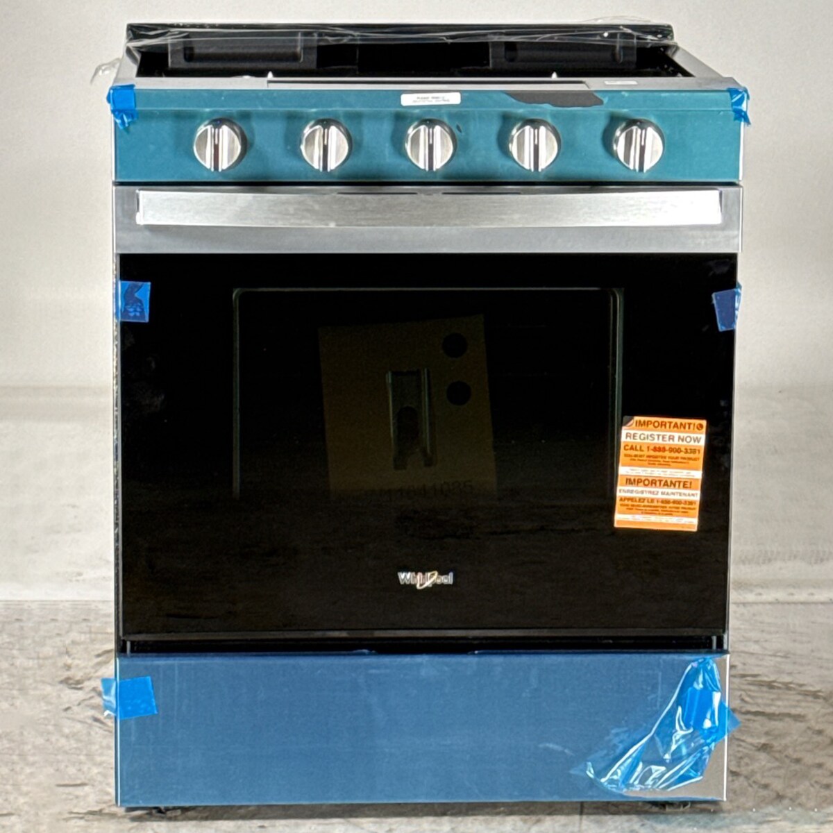 Whirlpool 30 in. 5 cu. ft. Smart Air Fry True European Convection Slide ...