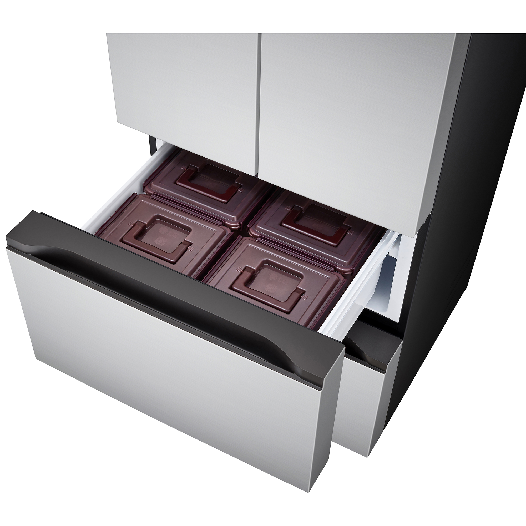 LG Kimchi/Specialty Food 30 in. 14.3 cu. ft. Smart 4-Door French Door ...