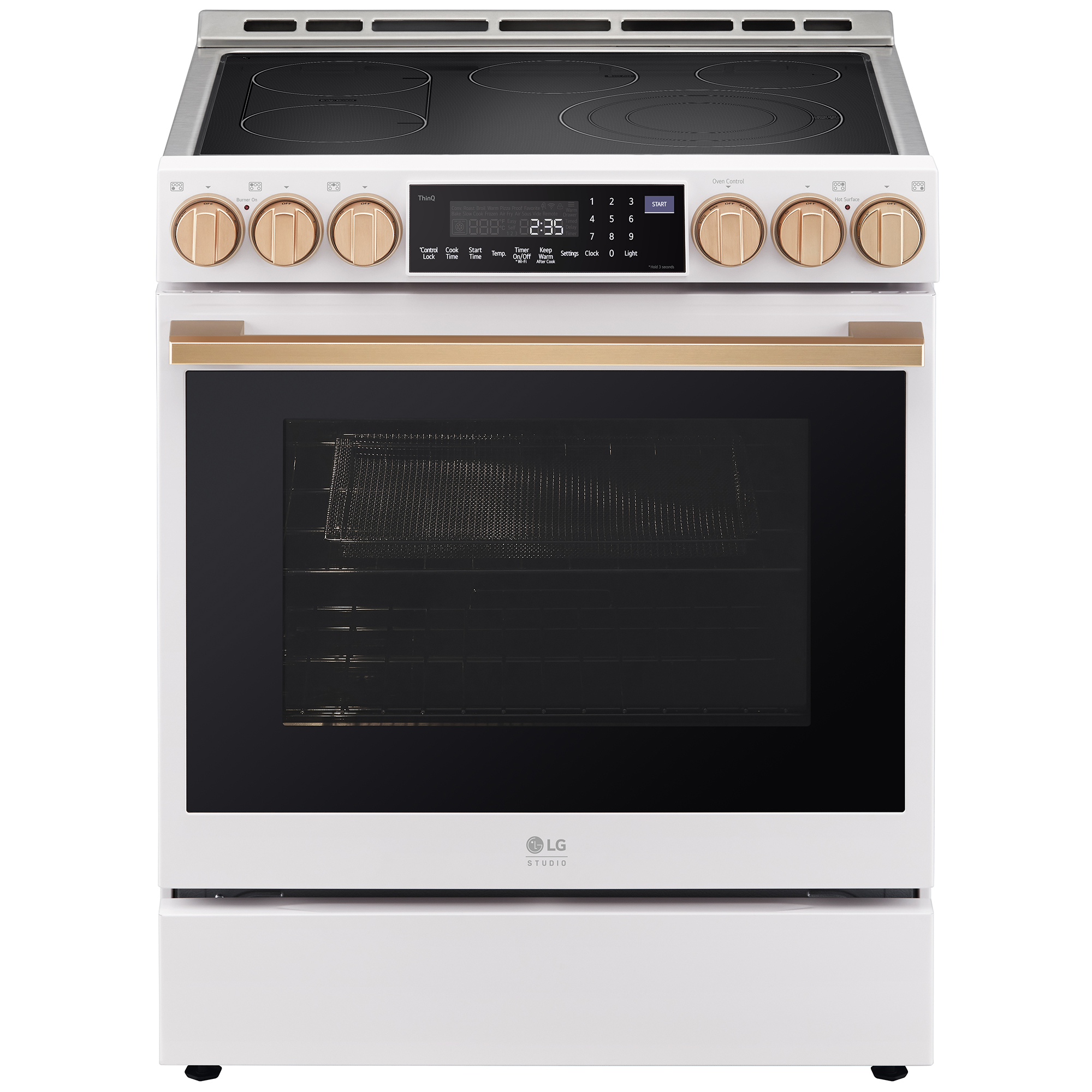 LG Studio 30 in. 6.3 cu. ft. Smart Air Fry True European Convection ...