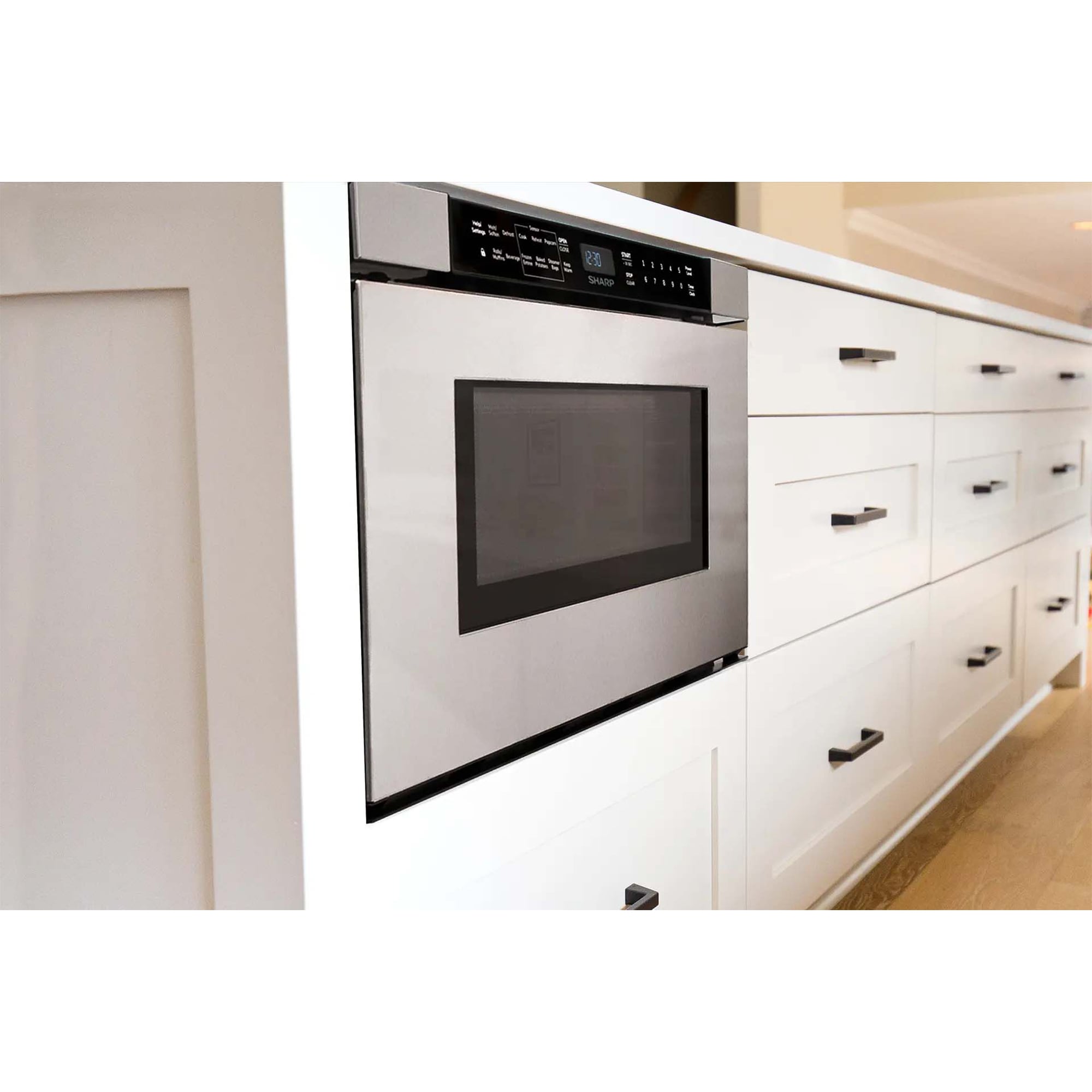 Sharp 24 in. 1.2 cu. ft. 950W Drawer Microwave with Sensor Cooking ...